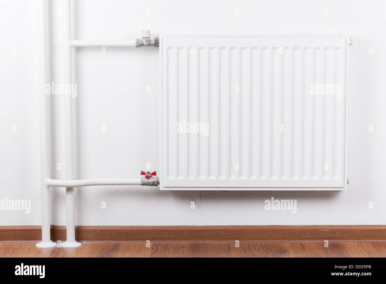 Radiator in apartment, interior Stock Photo - Alamy