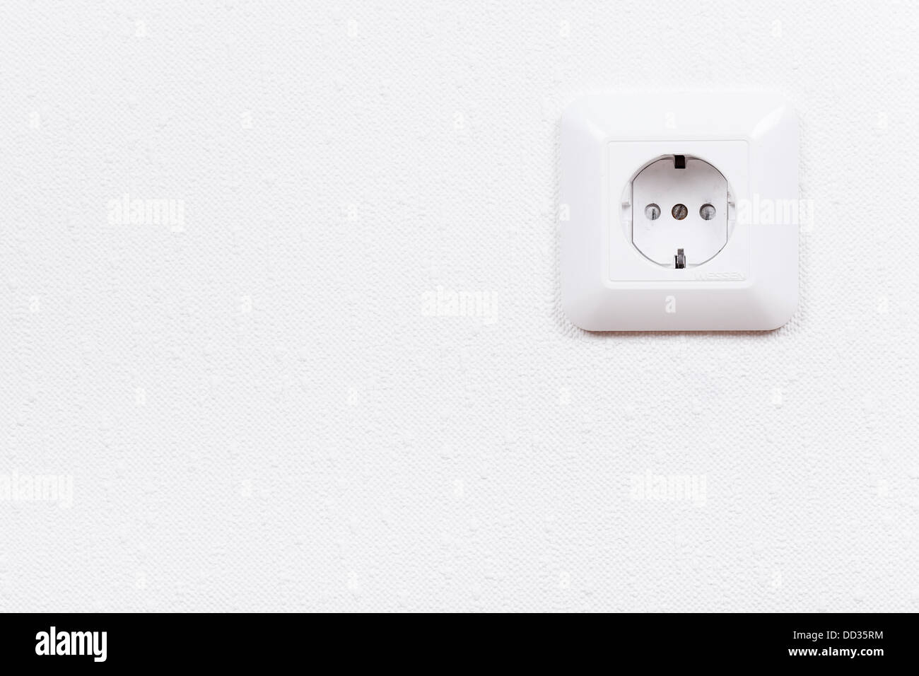 Electrical outlet on wall, interior Stock Photo - Alamy