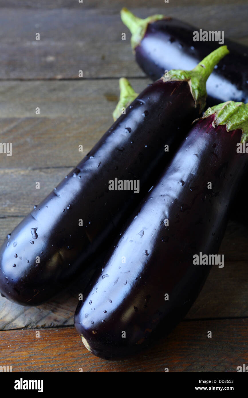Three eggplant hi-res stock photography and images - Alamy