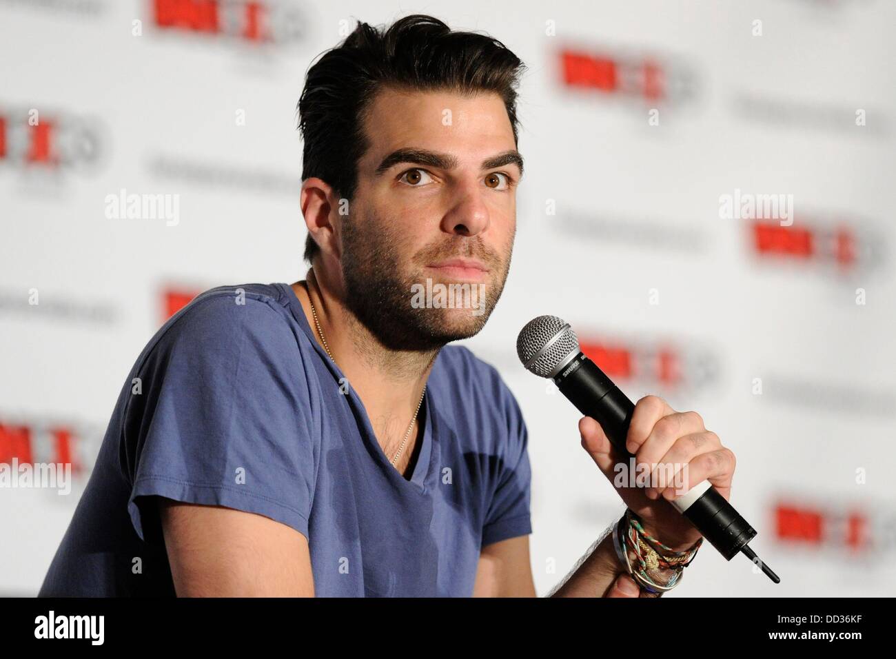 Toronto, Ontario, Canada. 24th Aug, 2013. Zachary Quinto at a public ...