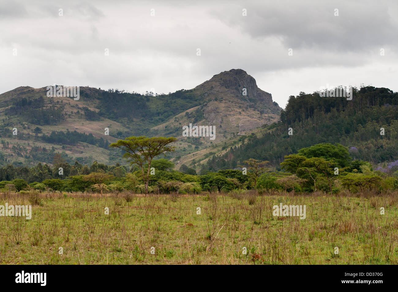 Mountains in Swaziland Stock Photo - Alamy