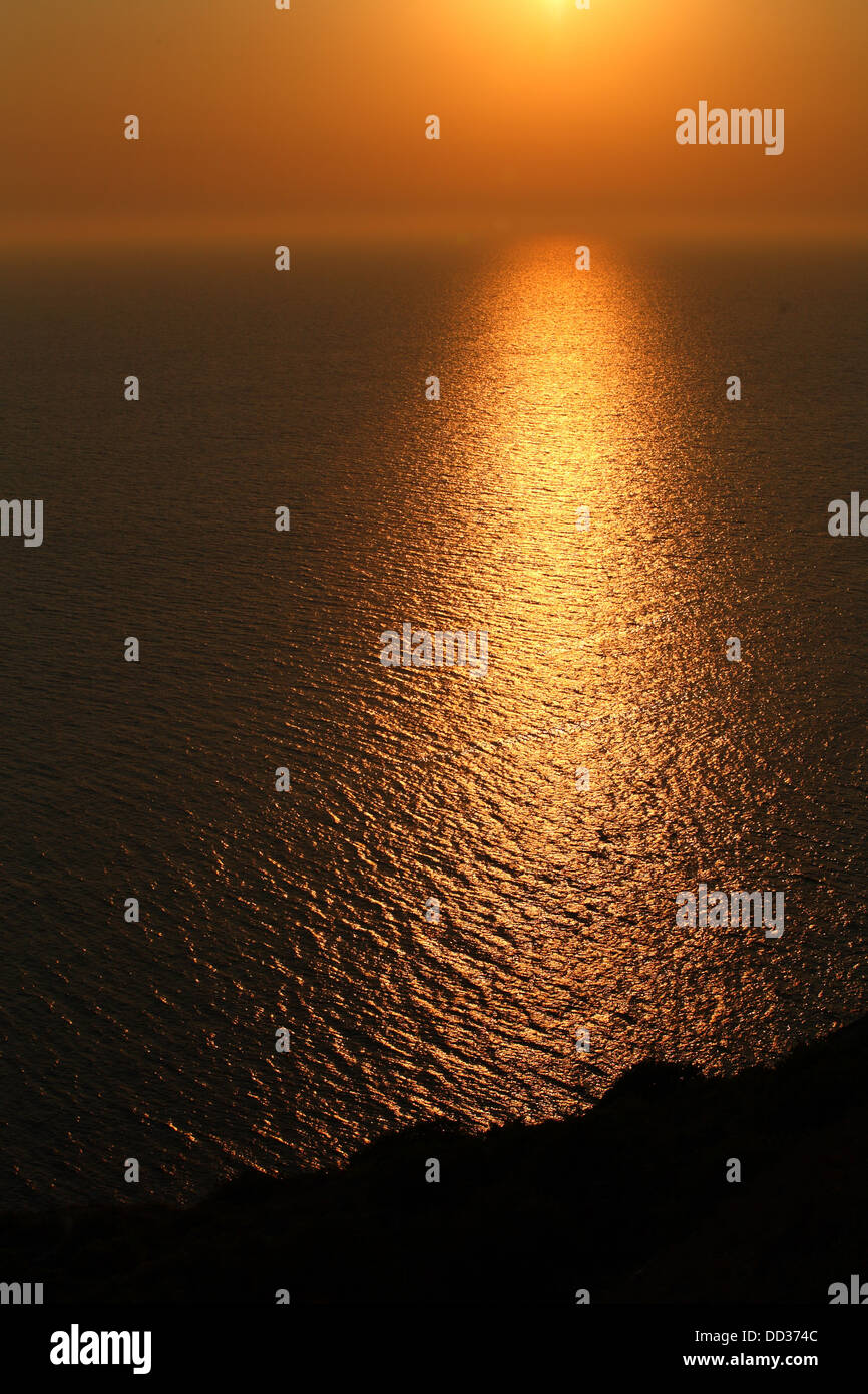 Sunset in the Black Sea Stock Photo - Alamy