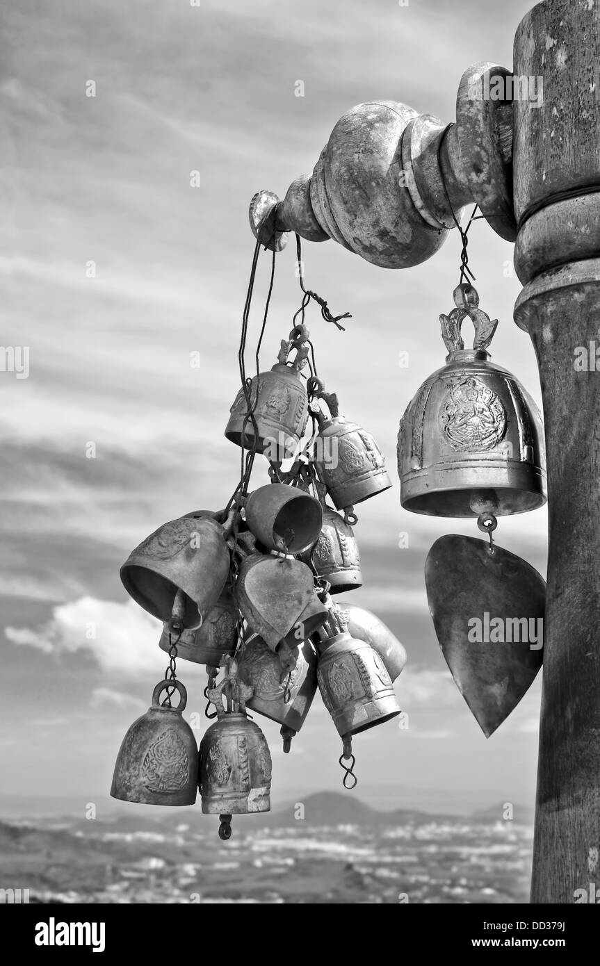 Bronze bells Black and White Stock Photos & Images - Alamy
