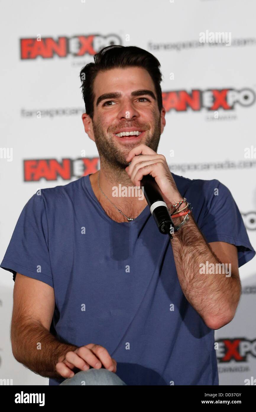 Toronto, Ontario, Canada. 24th Aug, 2013. Zachary Quinto at a public ...