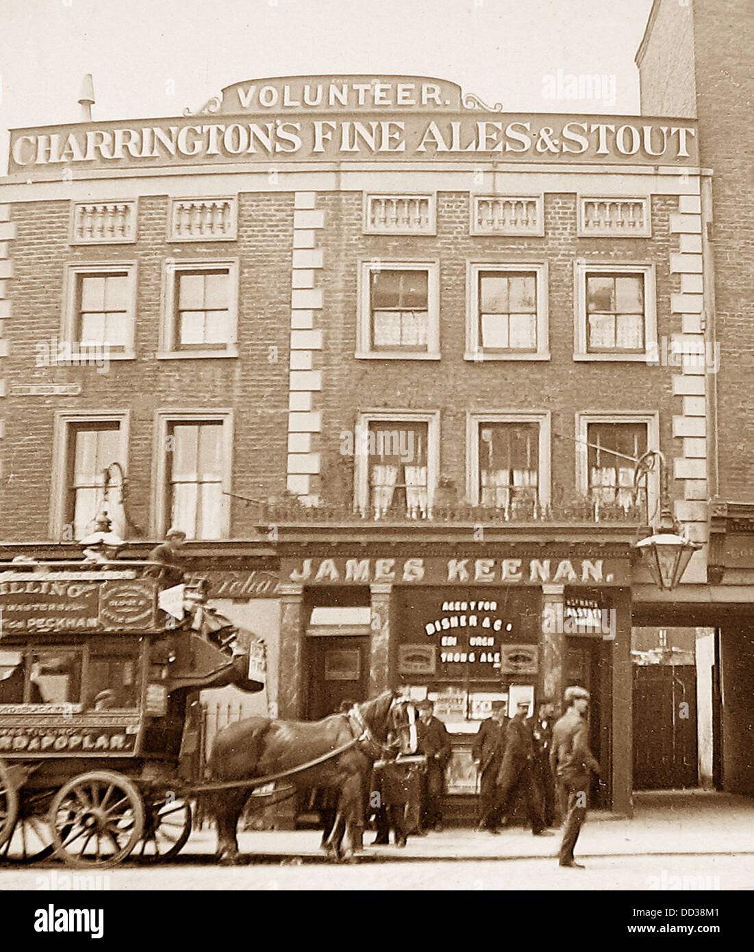 The Volunteer - Poplar London Victorian period Stock Photo - Alamy