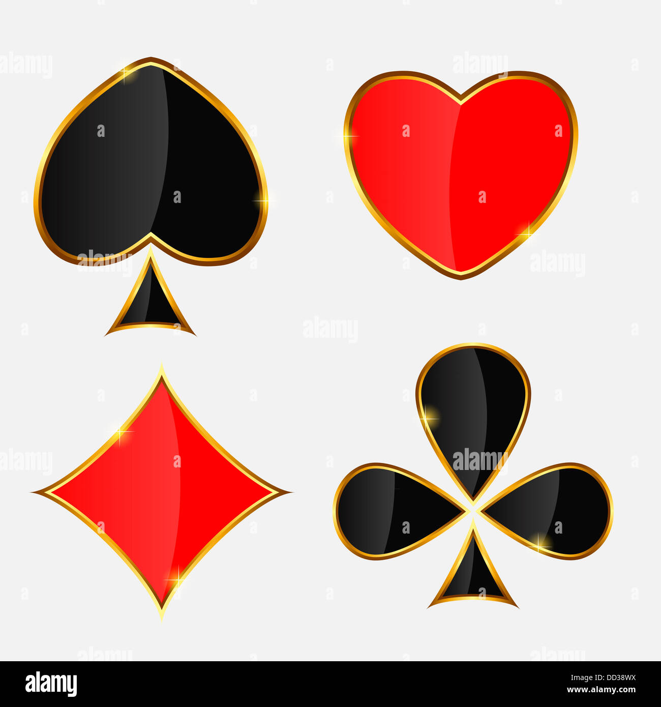 Abstract background with card suits for design. Vector illustration ...