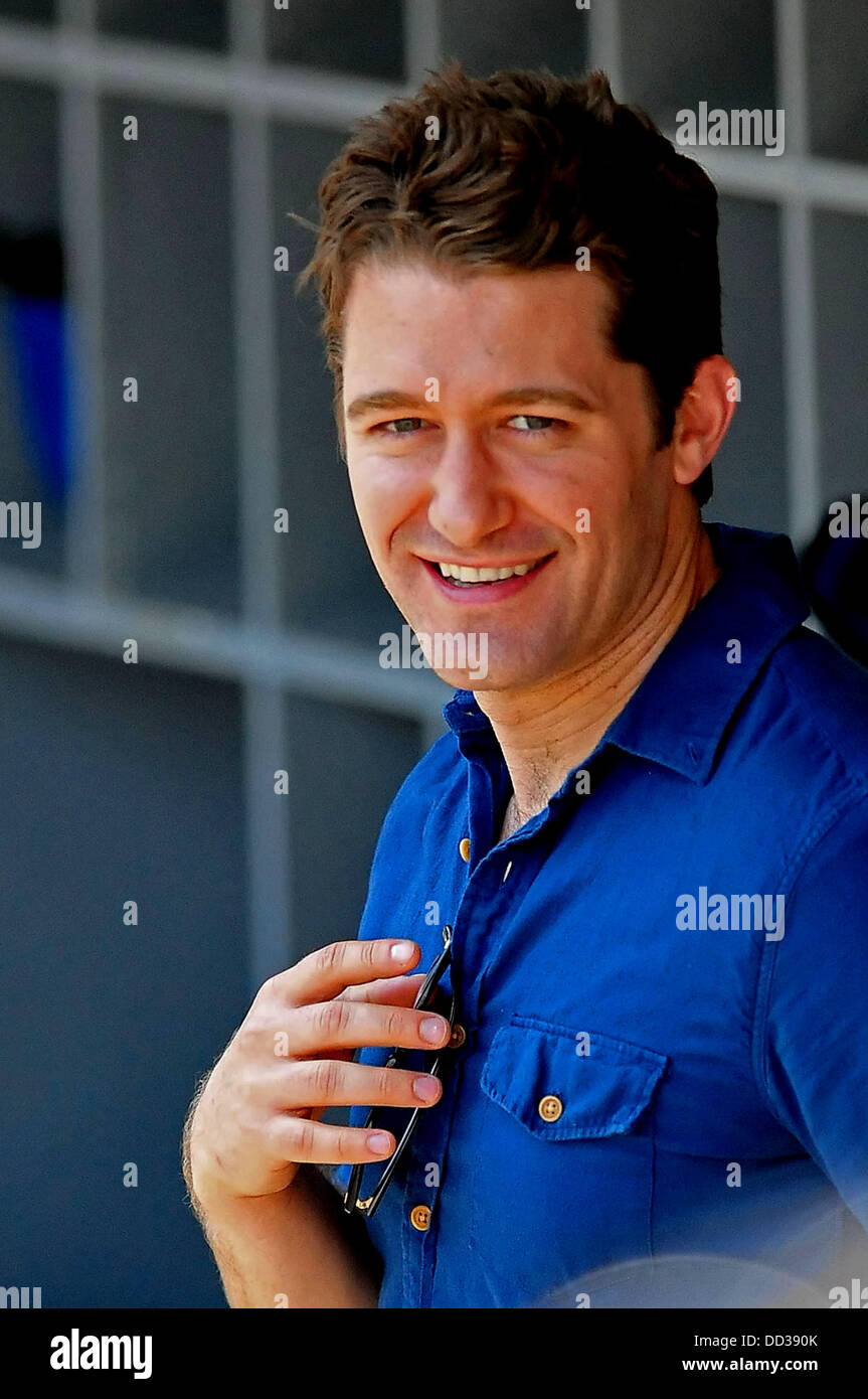 Los Angeles, CA, USA. 24th Aug, 2013. Actor Matthew Morrison from the ...