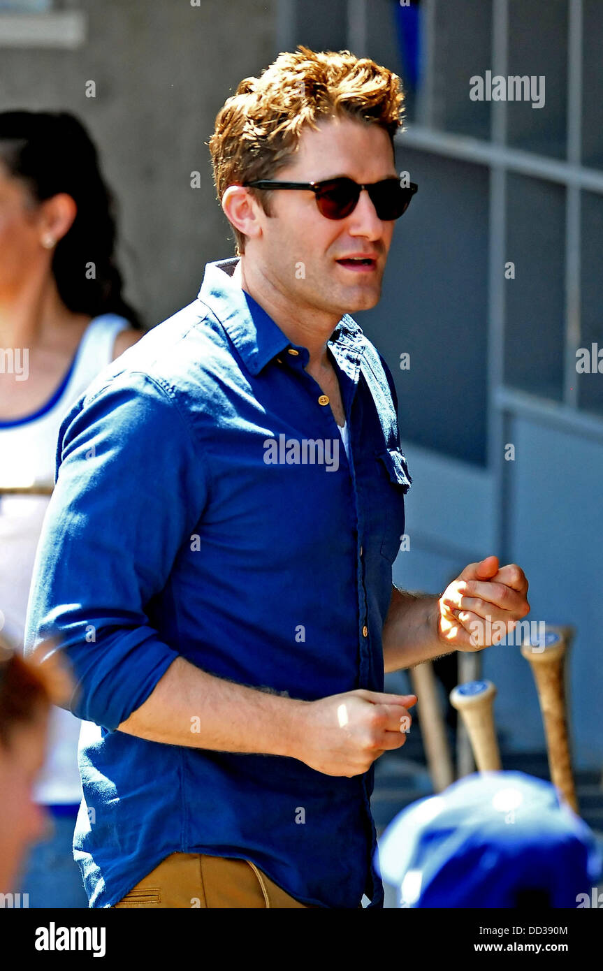Los Angeles, CA, USA. 24th Aug, 2013. Actor Matthew Morrison from the ...