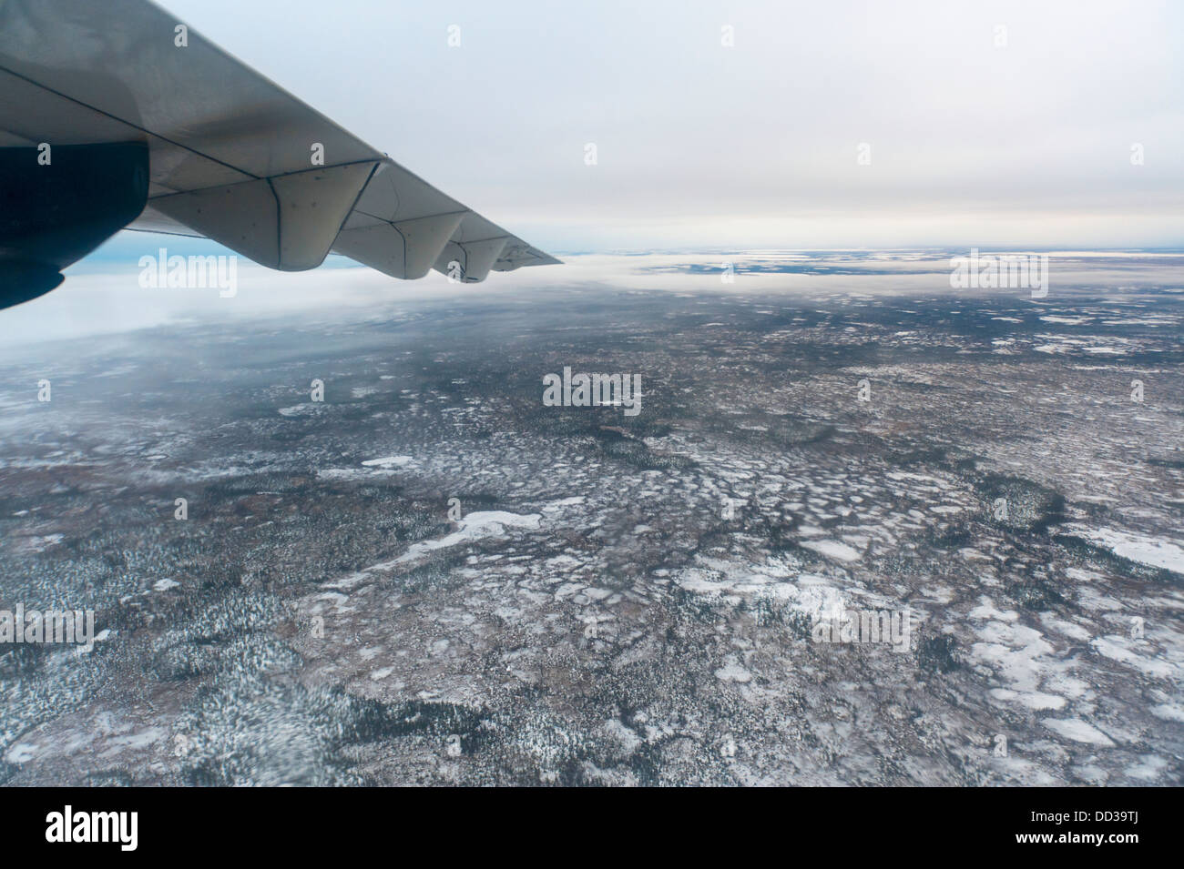Wide angle airplane window view hi-res stock photography and images - Alamy