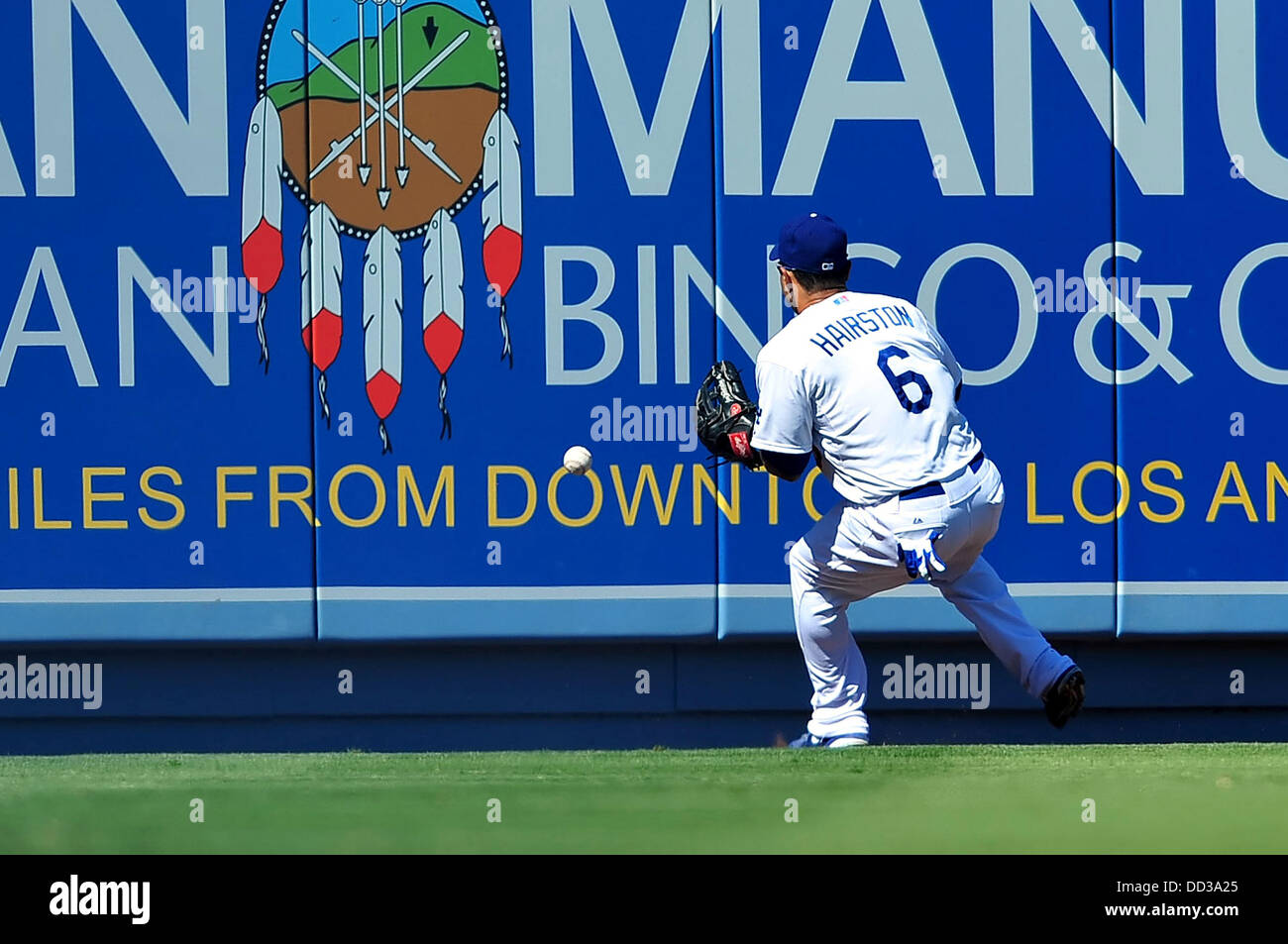 Los Angeles, CA, USA. 24th Aug, 2013. Los Angeles Dodgers third baseman ...