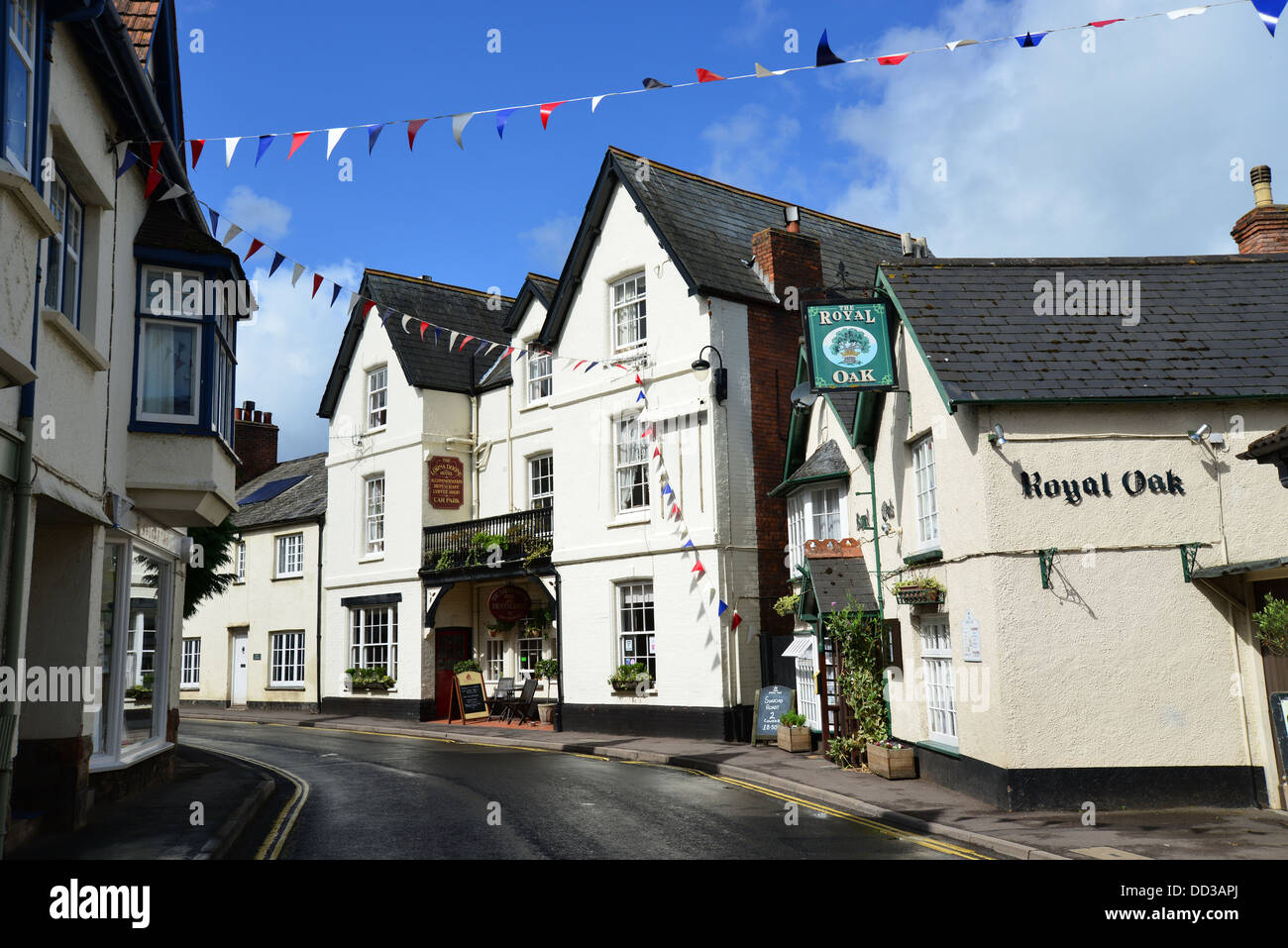 The Lorna Doone Hotel, High Street, Porlock, Exmoor National Park ...