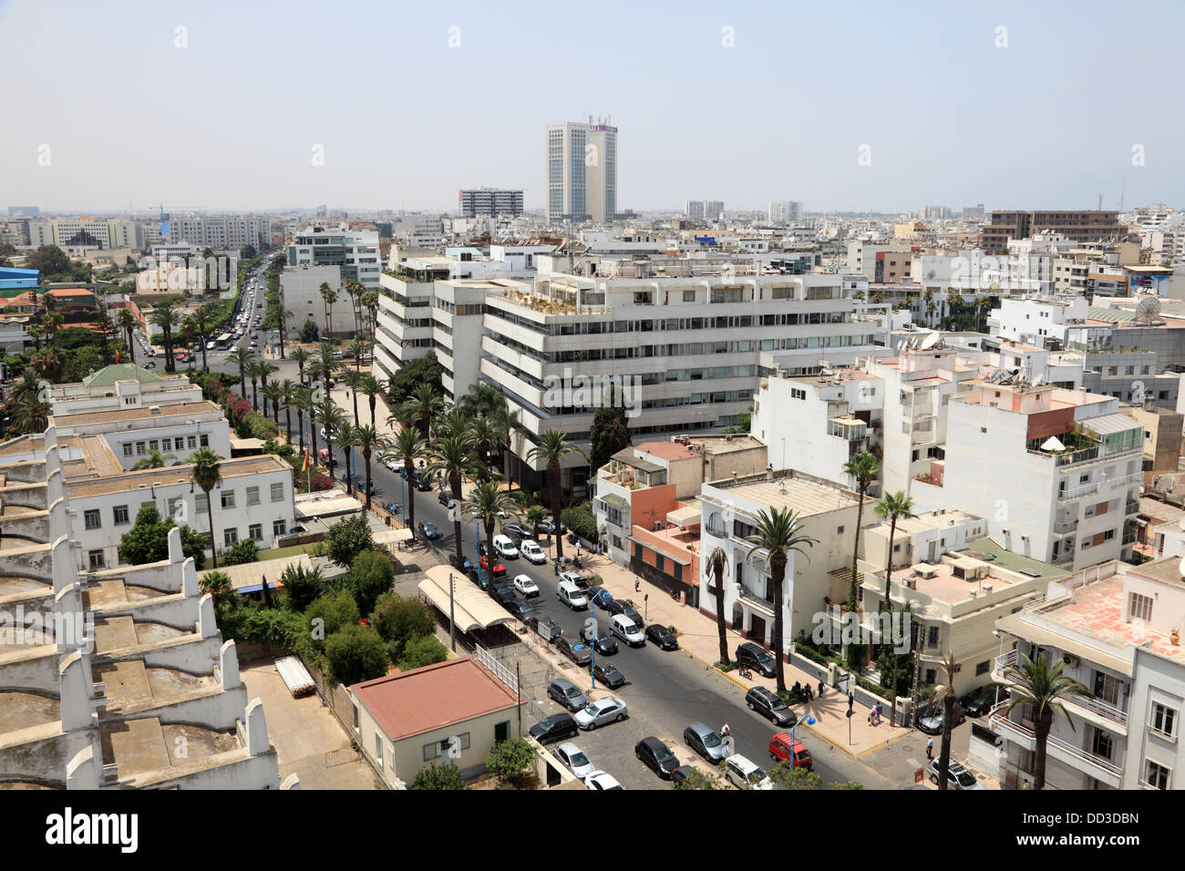 View over the city of Casablanca, Morocco Stock Photo - Alamy