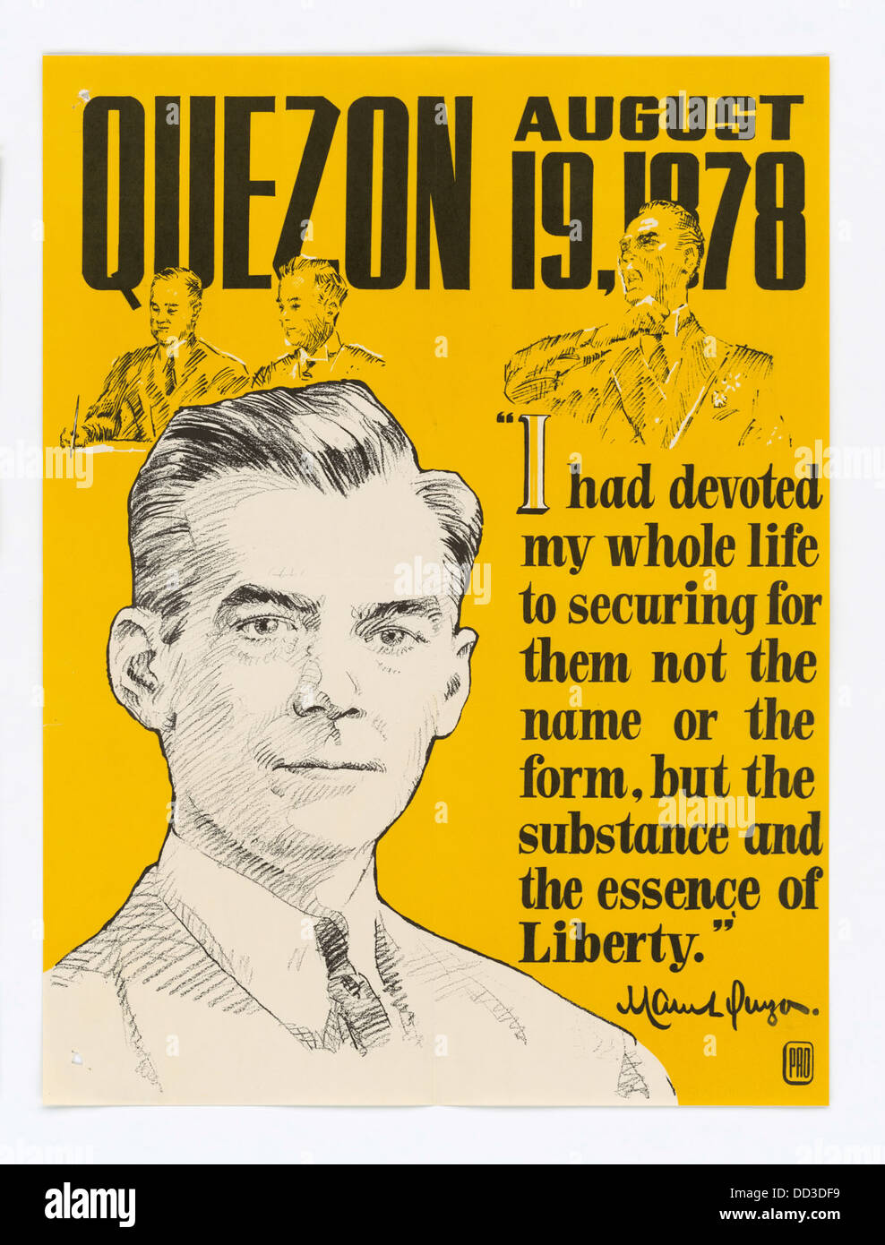 Quezon poster hi-res stock photography and images - Alamy