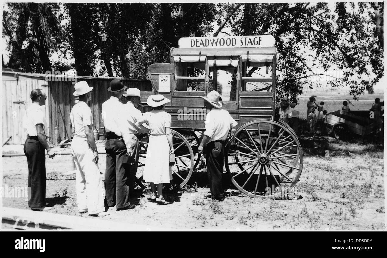 Old west stagecoach Black and White Stock Photos & Images - Alamy