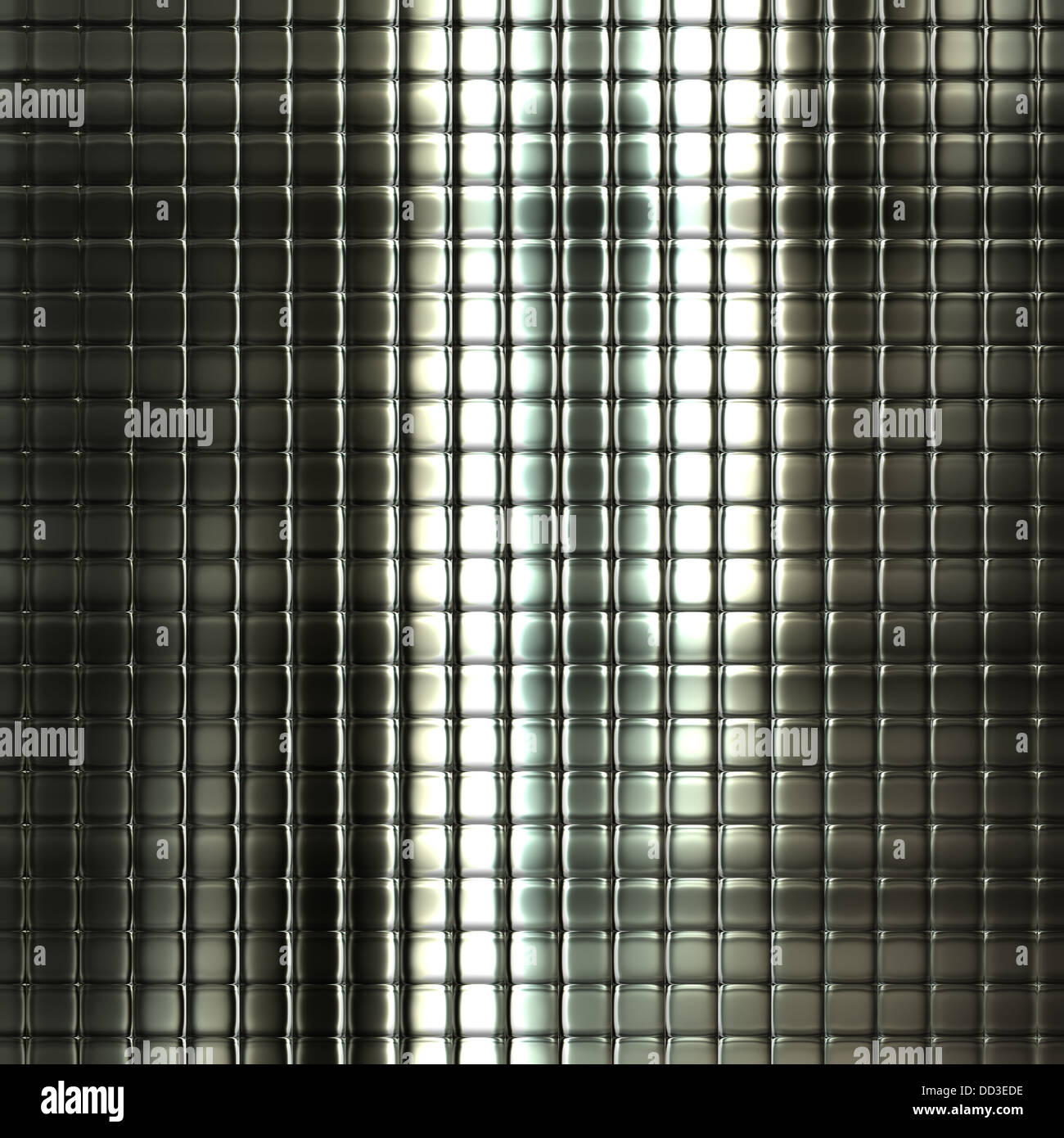 Metal silver checked pattern background with reflections Stock Photo ...