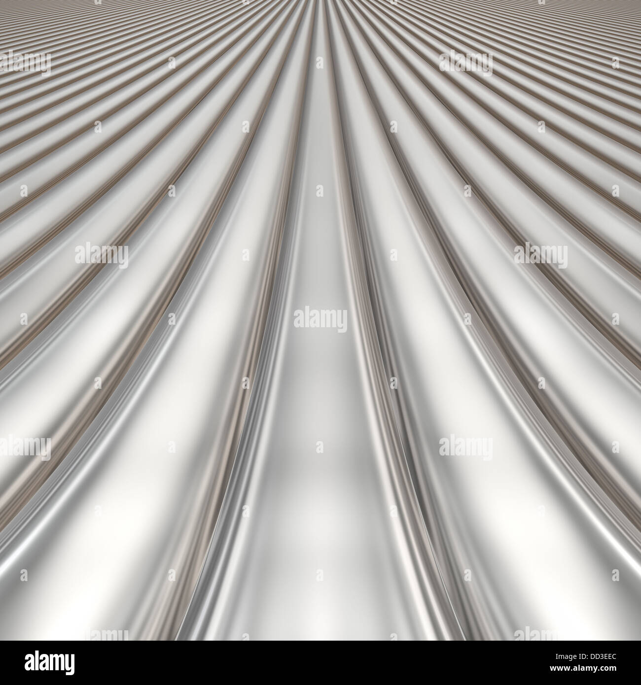 Aluminum silver stripe pattern background with perspective Stock Photo ...