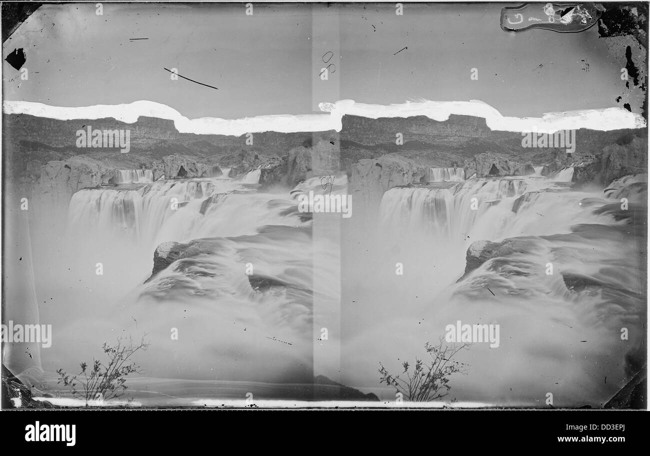 Shoshone Falls, located on the Snake River in Idaho, is one of the ...