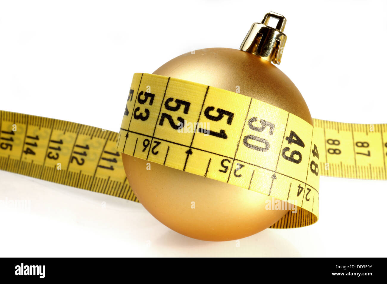 Christmas tape measure hi-res stock photography and images - Alamy