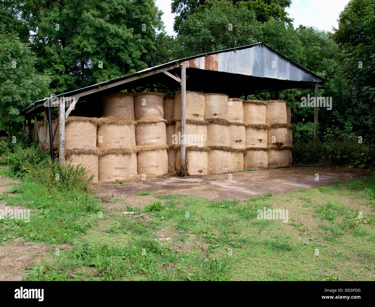 Storing Round Bales