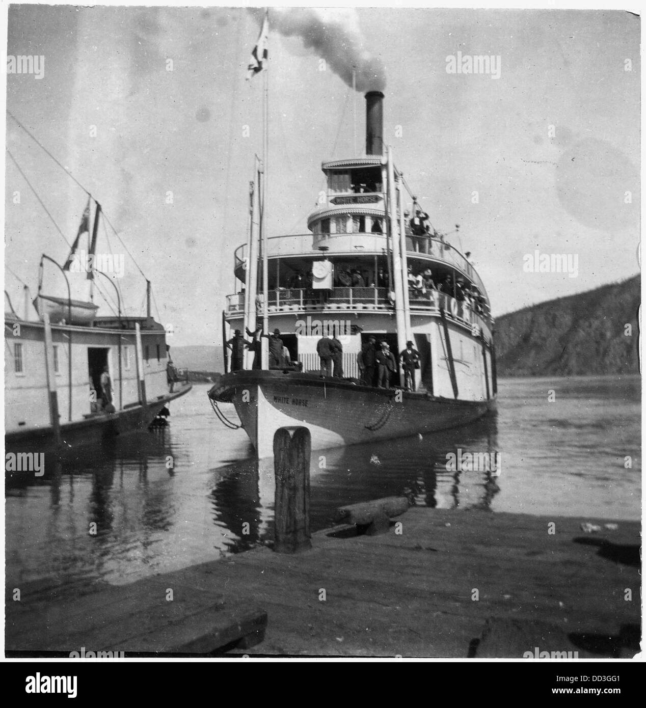 Steamer White Horse docking. - - 297204 Stock Photo - Alamy
