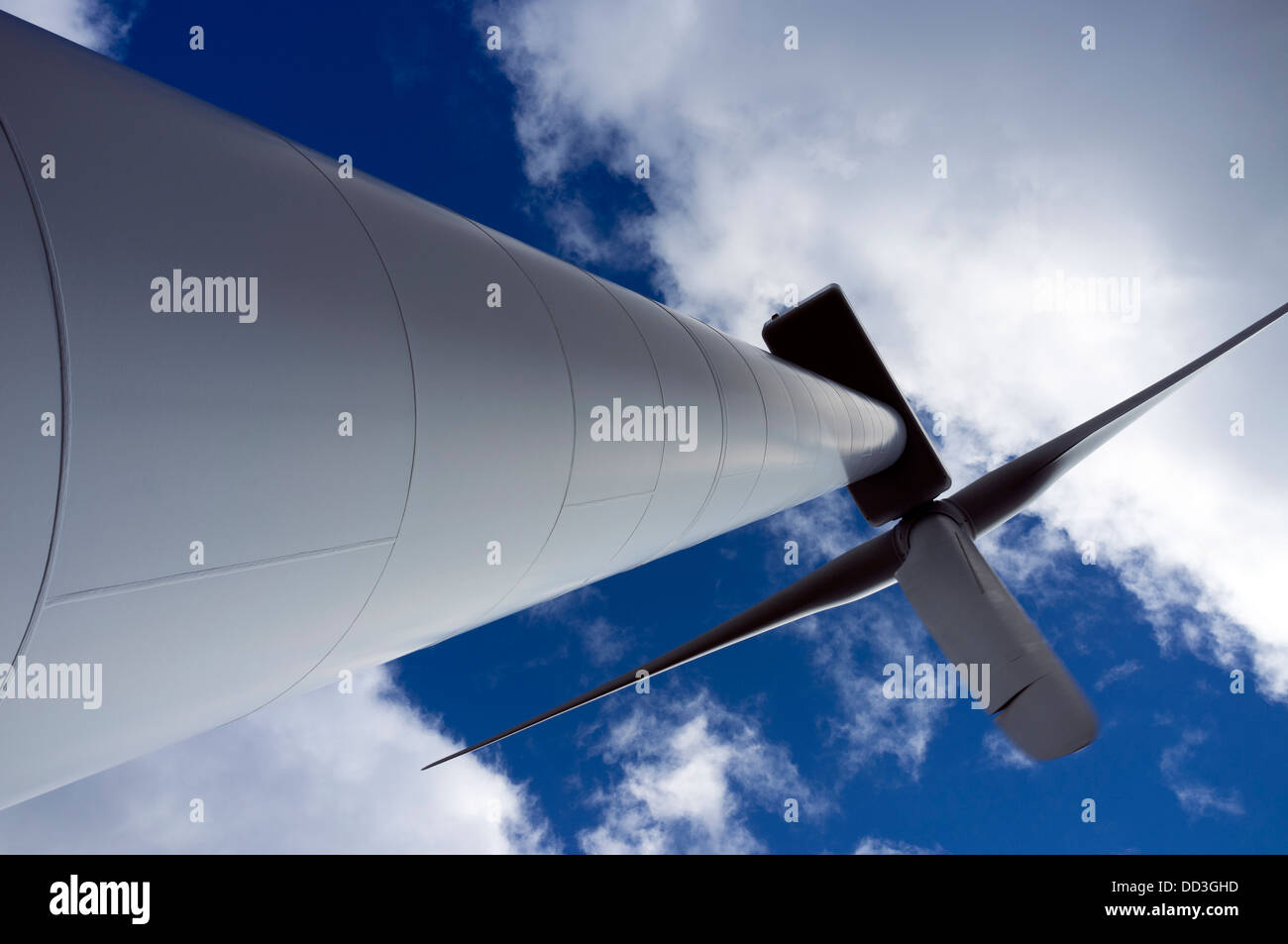 Wind Turbine on the outskirts of Stornoway Isle Of Lewis Scotland UK ...