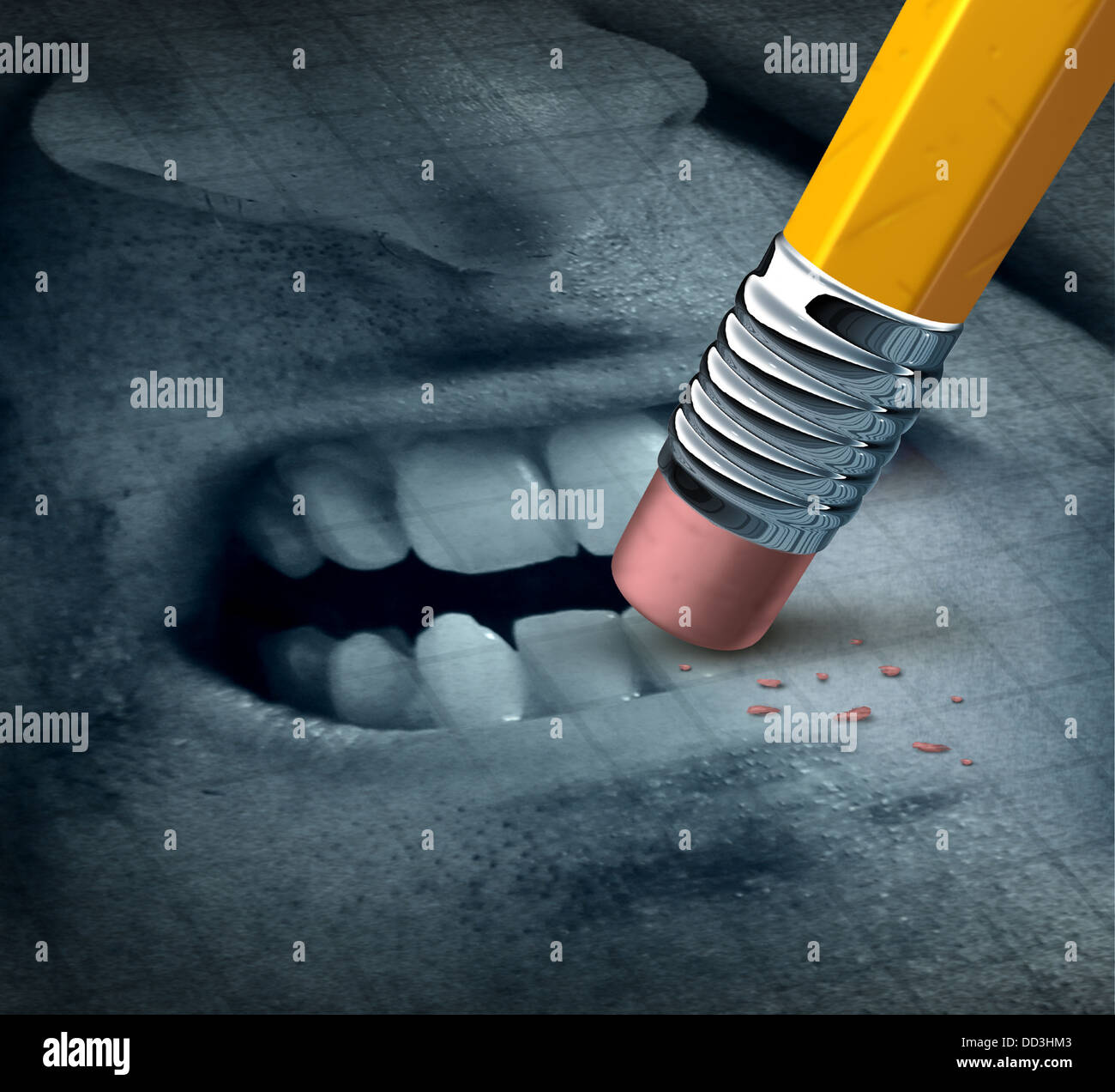 Anger management mental health concept with the expression of an angry ...