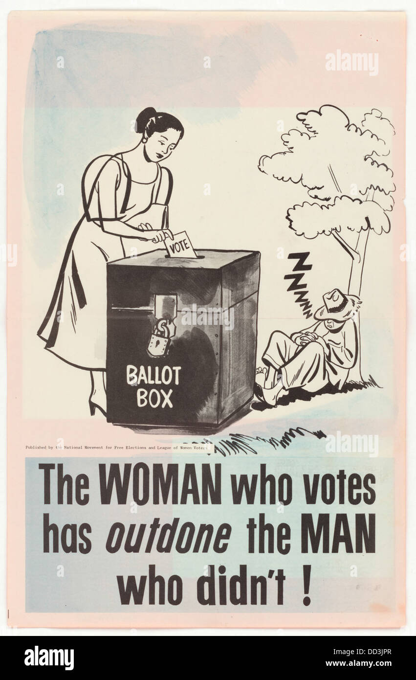 Female vote history hi-res stock photography and images - Alamy