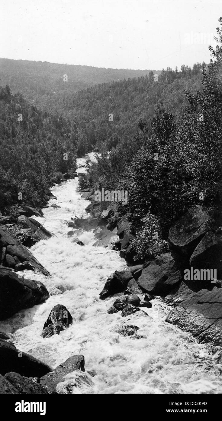 Upper Poplar River Falls is a scenic waterfall located in a natural ...