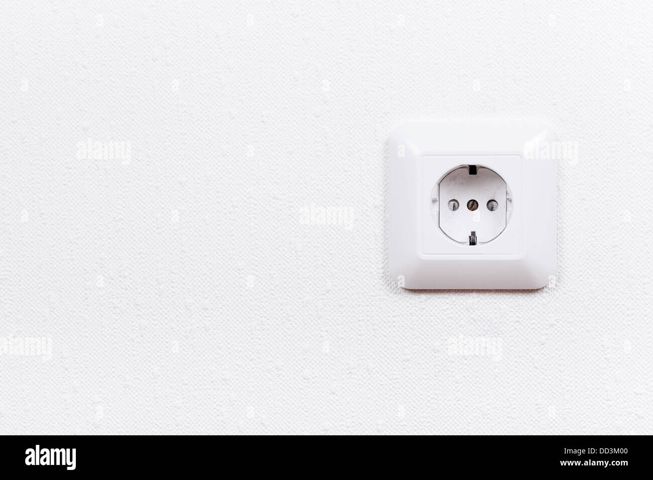 Electrical outlet on wall, interior Stock Photo - Alamy