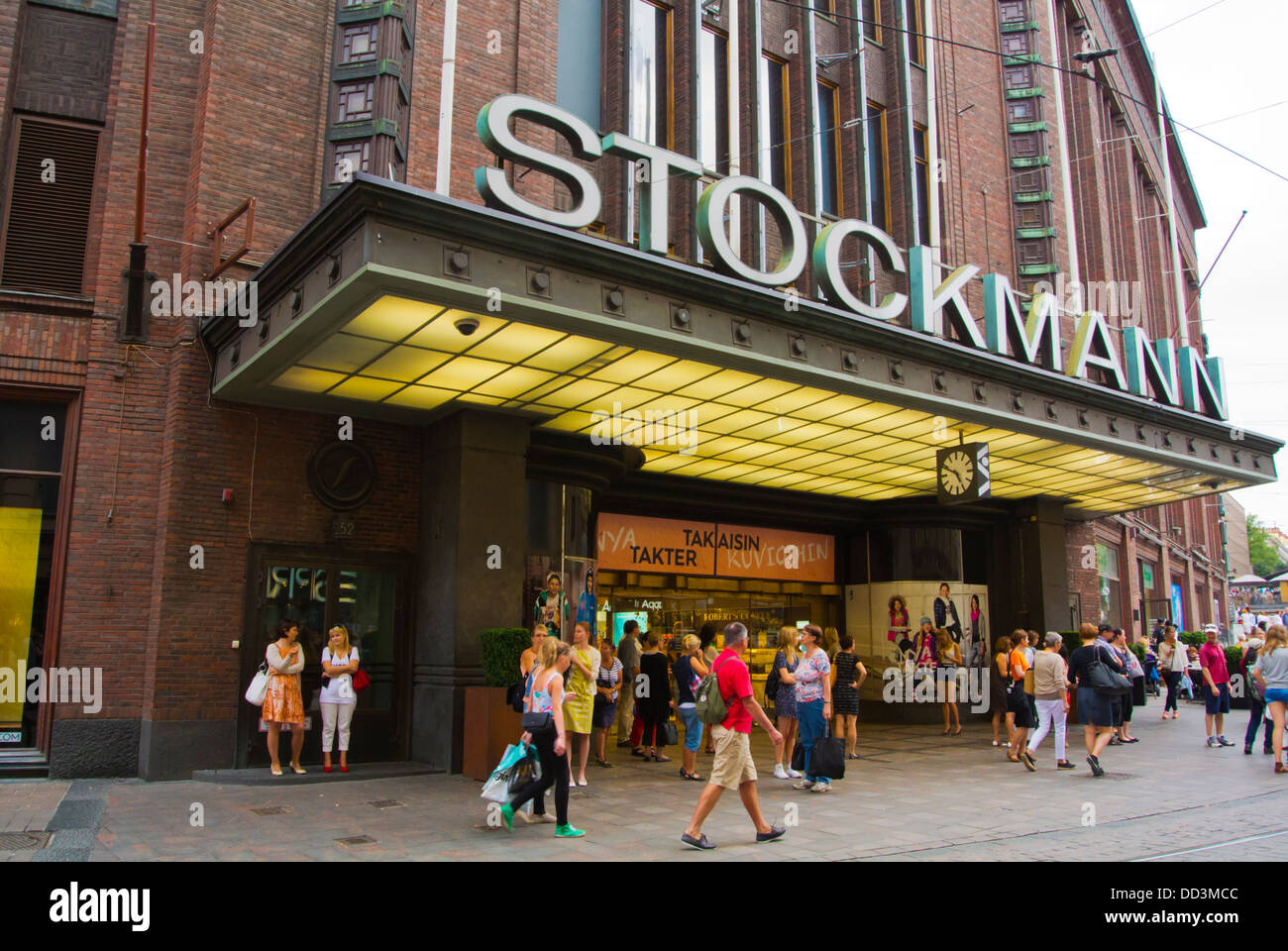 Aleksanterinkatu entrance of Stockmann department store a popular ...
