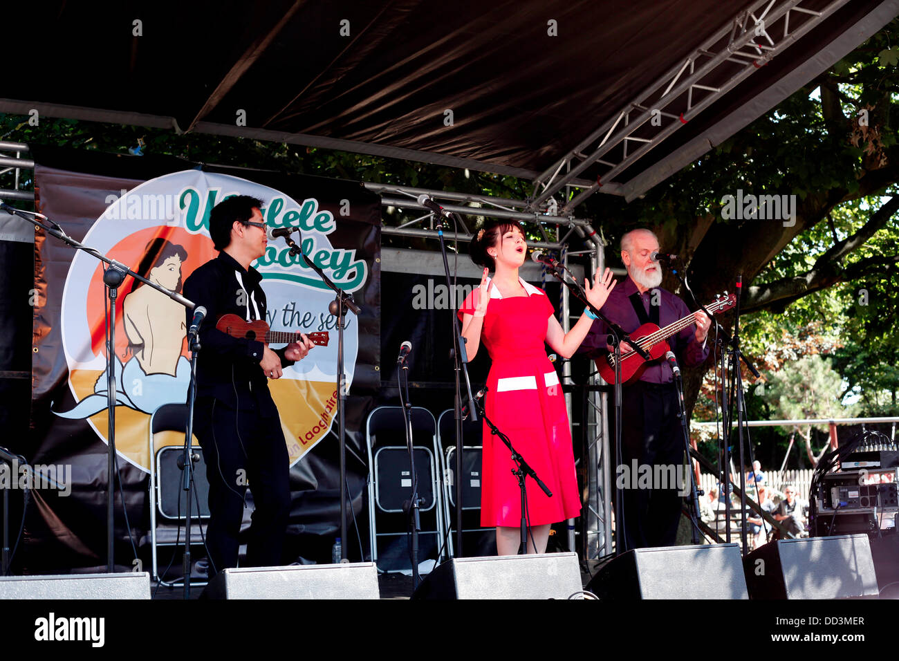 Dún Laoghaire, County Dublin, Ireland. 25th August 2013. The Ukulele ...