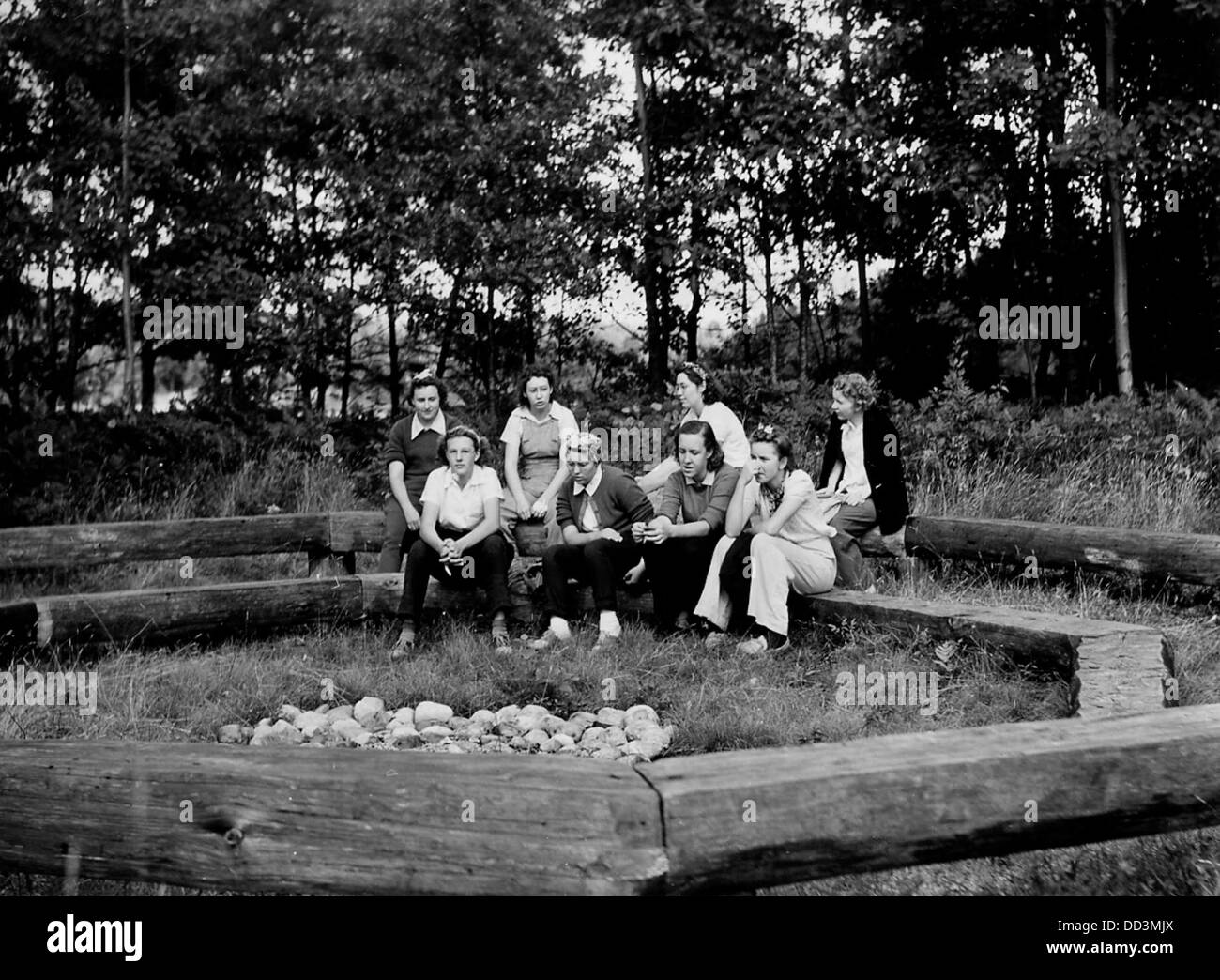 Visitors at Council Ring - - 2128708 Stock Photo - Alamy