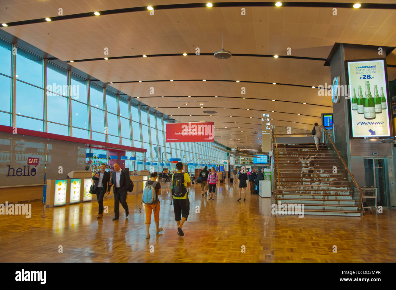 Terminal 2 departurs area Helsinki-Vantaa airport Vantaa Finland ...