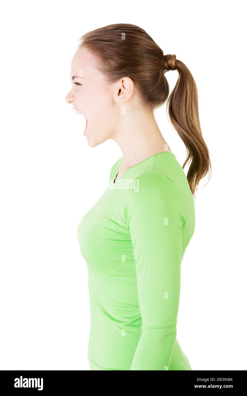 Anger scream hi-res stock photography and images - Alamy