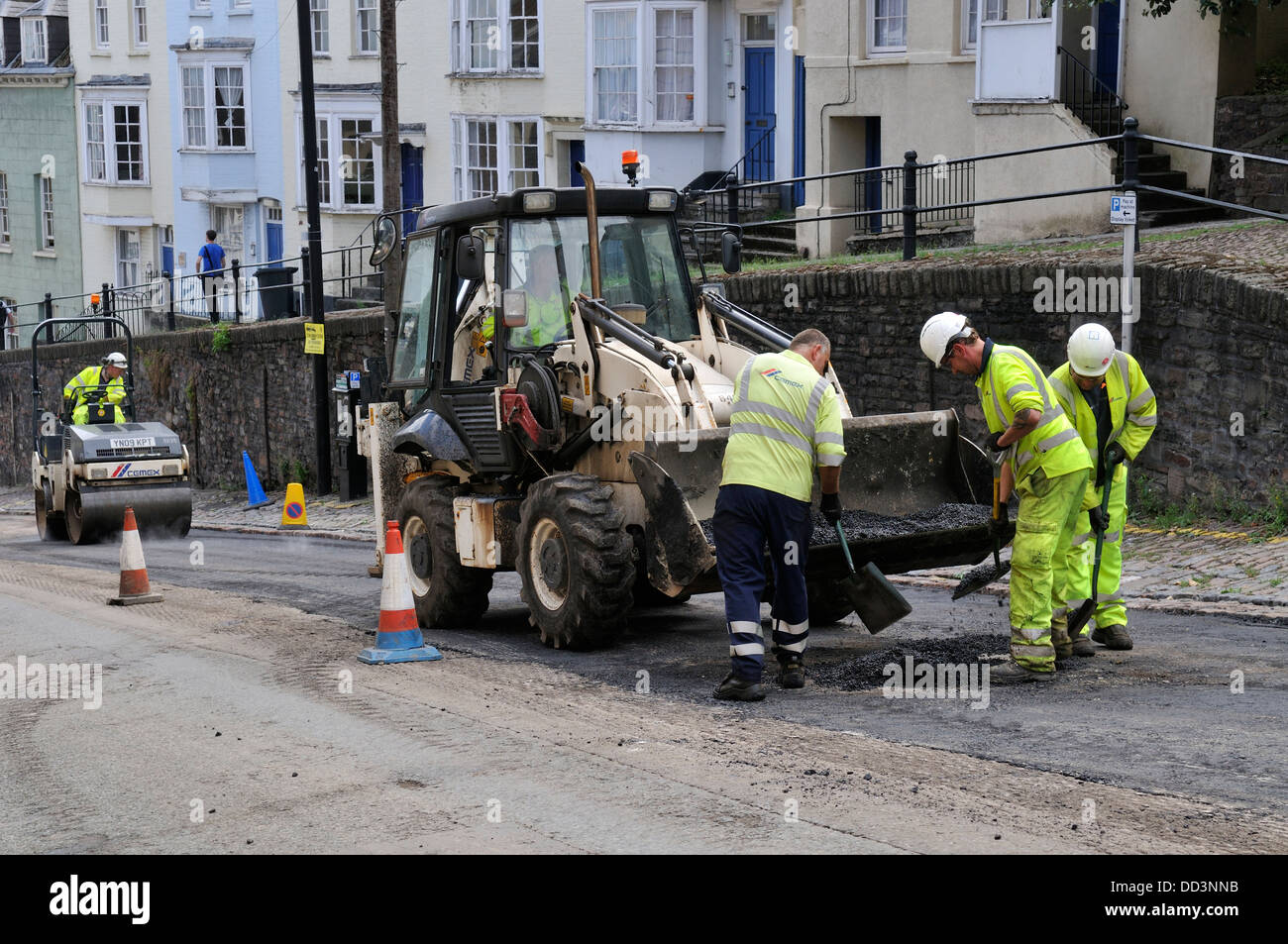 Repair of road surface hi-res stock photography and images - Alamy