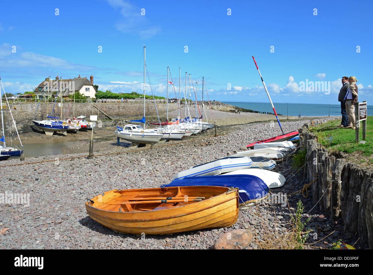 Harbour view, Porlock Weir, Porlock, Somerset, England, United Kingdom ...
