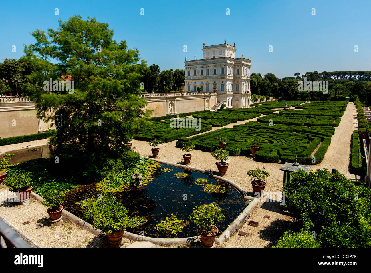 Villa Pamphili in Rome, Italy Stock Photo - Alamy
