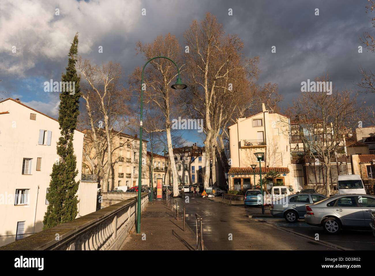 Ceret, Pyrénées Orientales, Languedoc-Roussillon, France Stock Photo ...