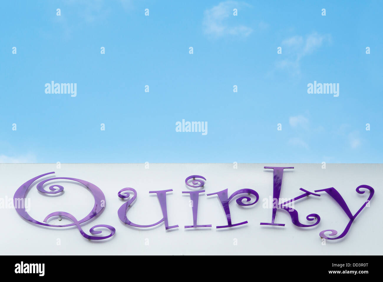 Quirky sign hi-res stock photography and images - Alamy