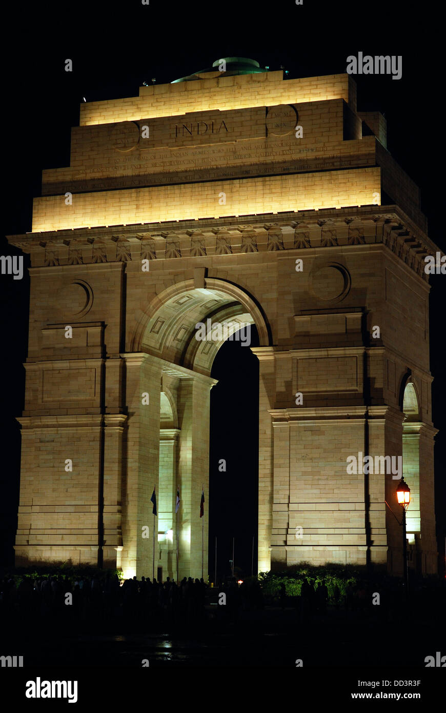 india gate illuminated at night,delhi,india,This is a landmark in delhi ...