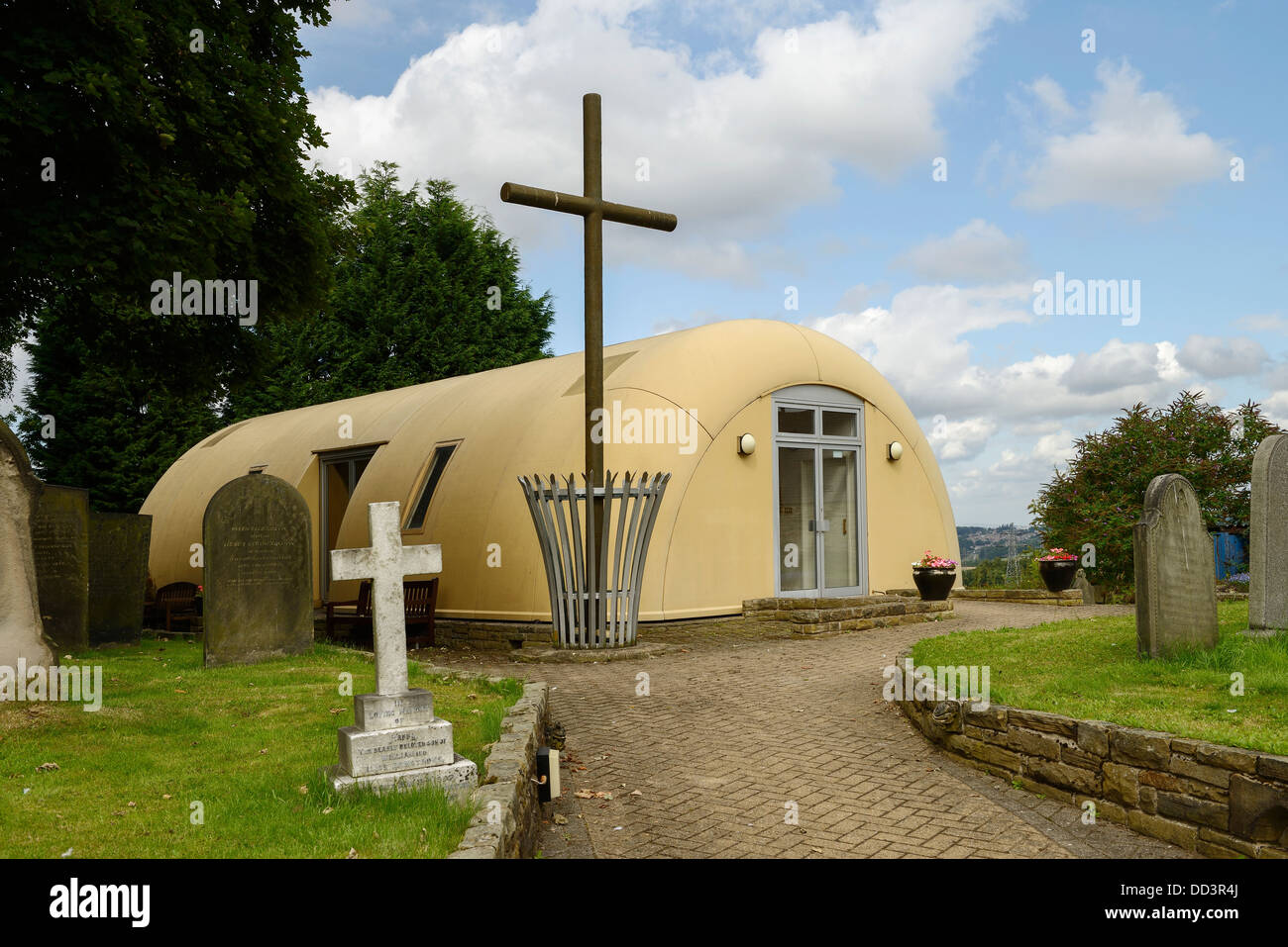 The modern Parish Church of St James the Apostle in Temple Normanton ...