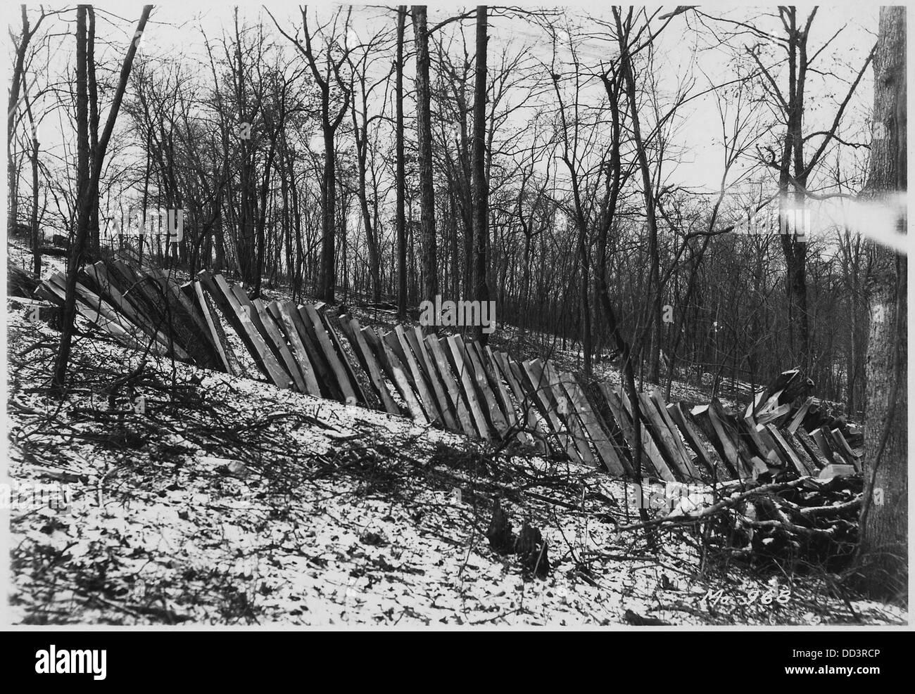 Set wooden fence in Black and White Stock Photos & Images - Alamy
