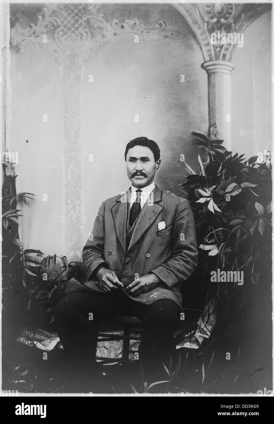 A photograph of a Native American individual from Klawock, Alaska ...