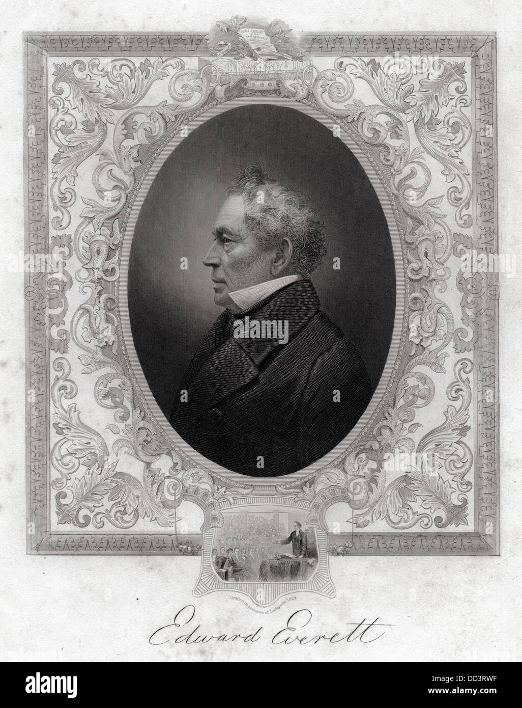 Edward Everett, 1863 Stock Photo - Alamy