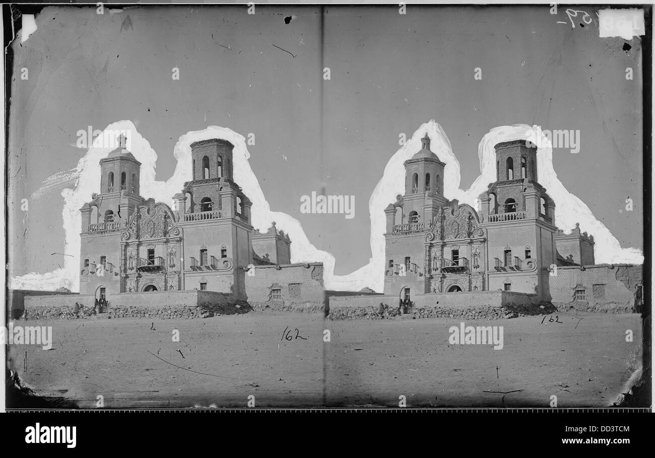 San Xavier Del Bac Mission near Tucson, Arizona, an important ...