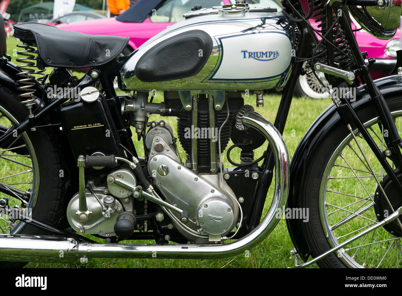 1936 Triumph Tiger 80 349cc OHV motorcycle. Classic british motorcycle ...