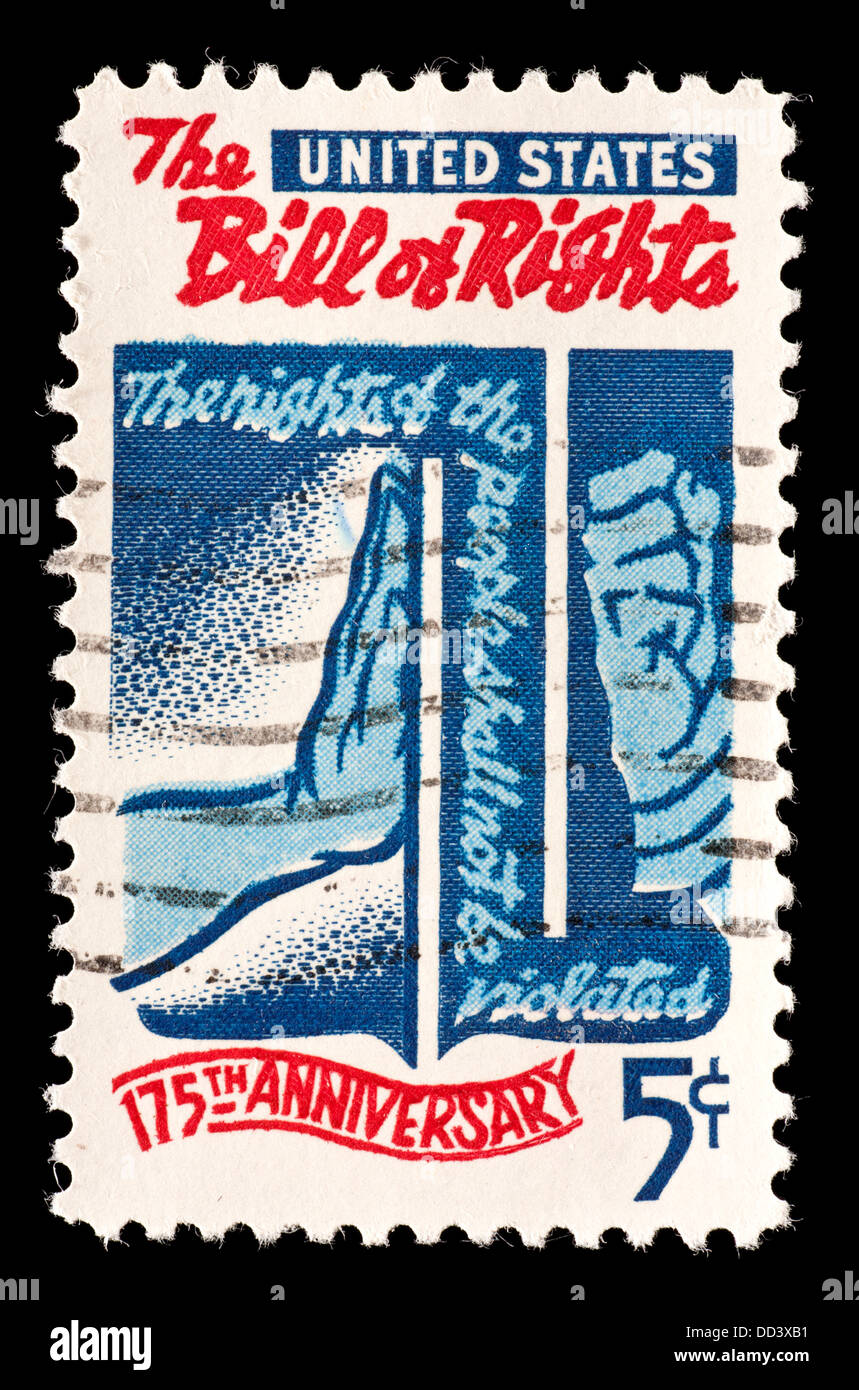 Postage stamp from the United States issued for the 175'th anniversary ...