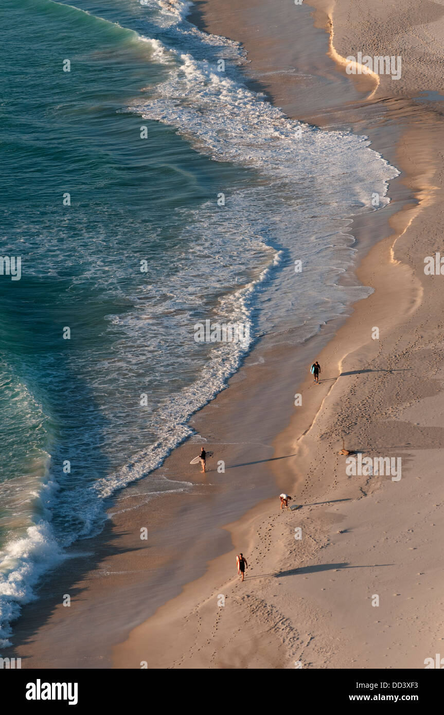 Overhead view of Tallow Beach near Byron Bay Stock Photo - Alamy