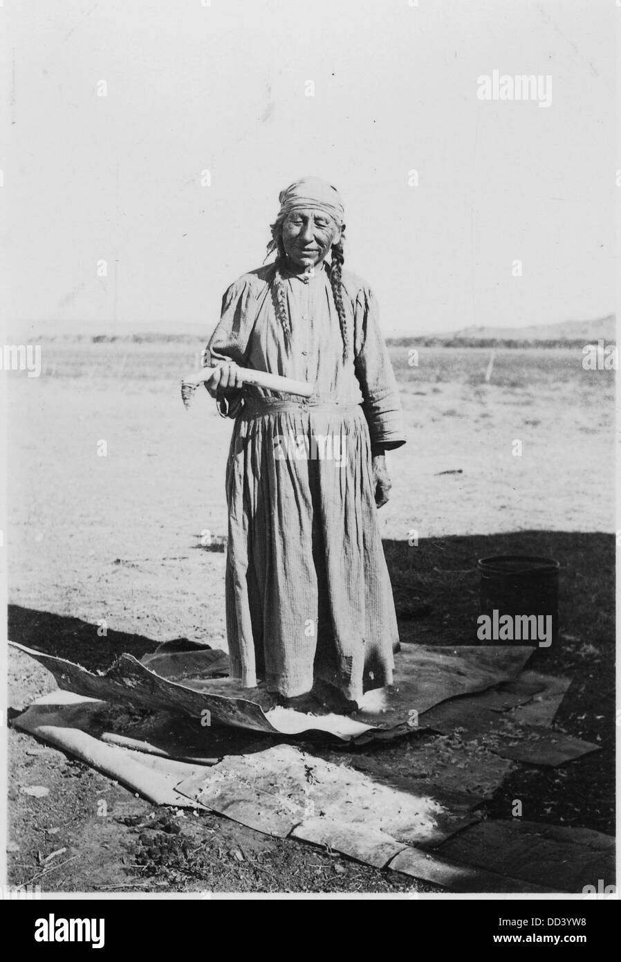 Tanning leather vintage Black and White Stock Photos & Images - Alamy