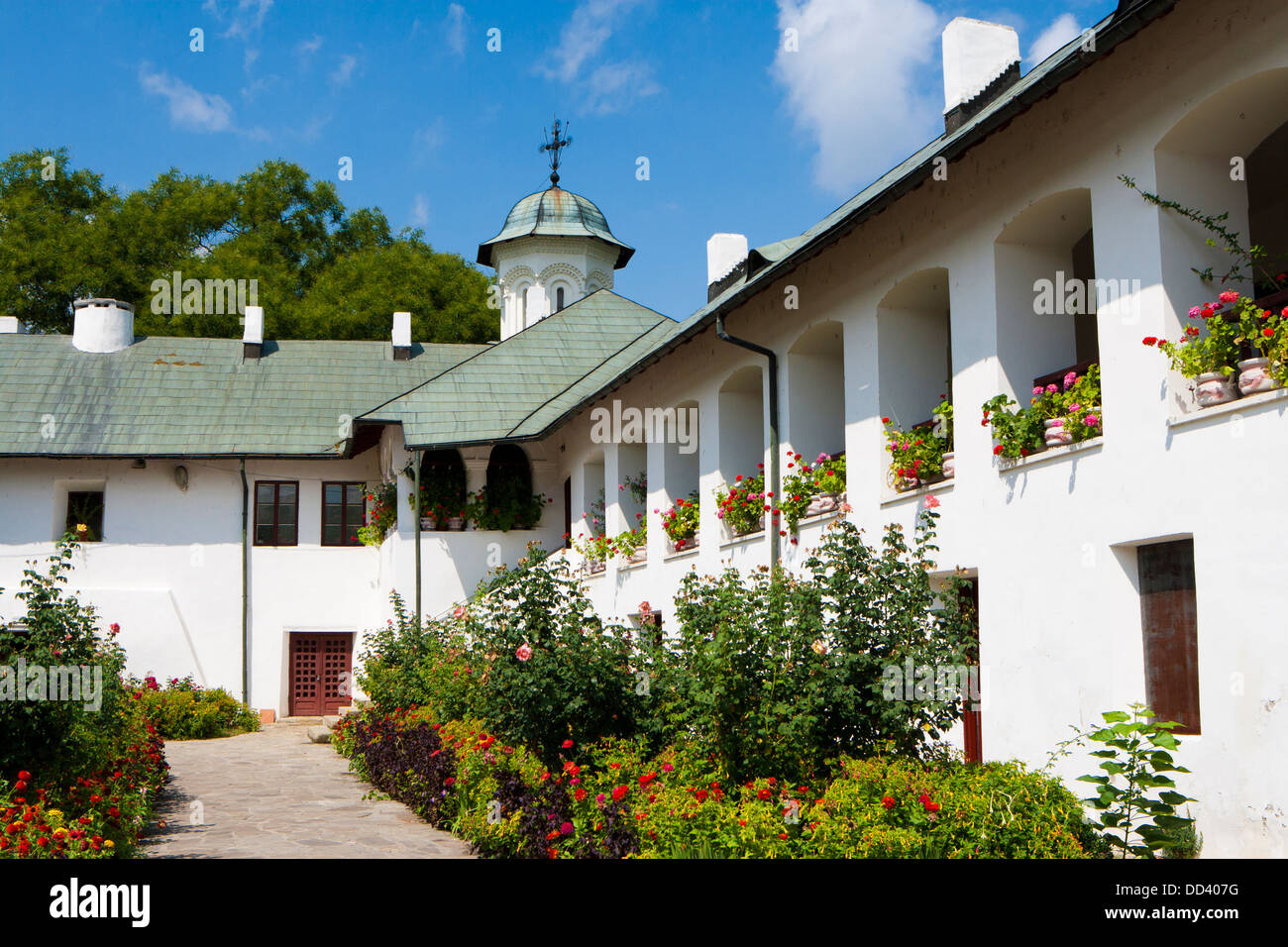 Romania, Monastery Cozia Stock Photo - Alamy
